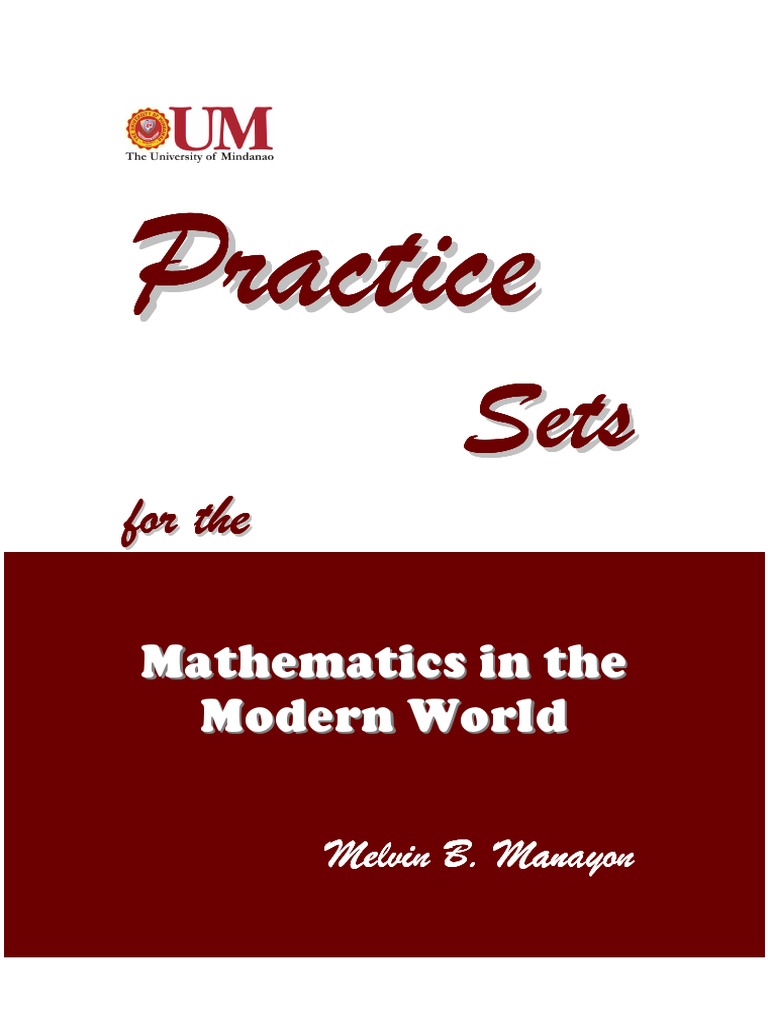 MMW Practice Sets | Download Free PDF | Mean | Mathematics