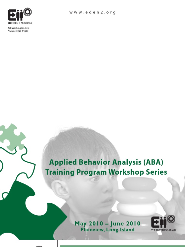 2010-aba-training-program-series-brochure | Autism Spectrum | Autism