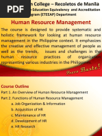 Human Resource Management Syllabus | PDF | Performance Appraisal ...