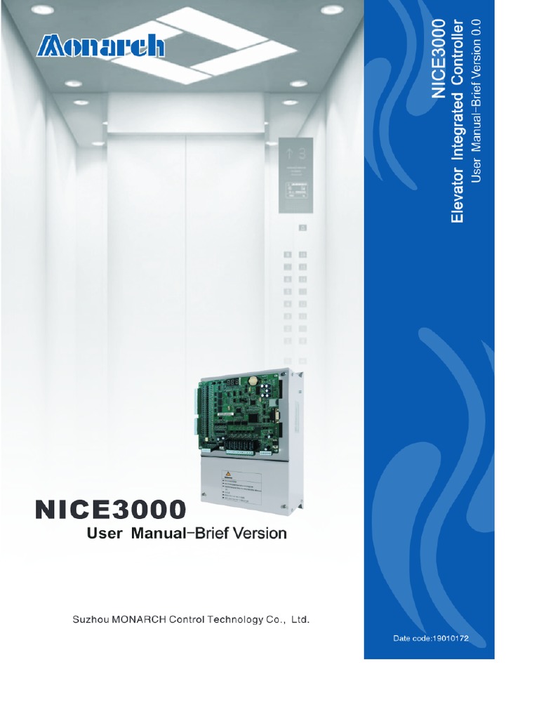 FICHA TÉCNICA _ CONTROL _ MONARCH NICE 3000 | PDF