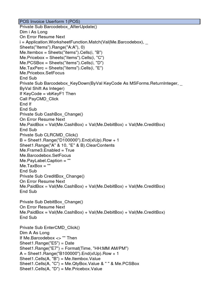POS Invoice With Recept - PDF (POS) | PDF | Computing | Computer Data
