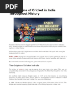 India National Cricket Team | PDF