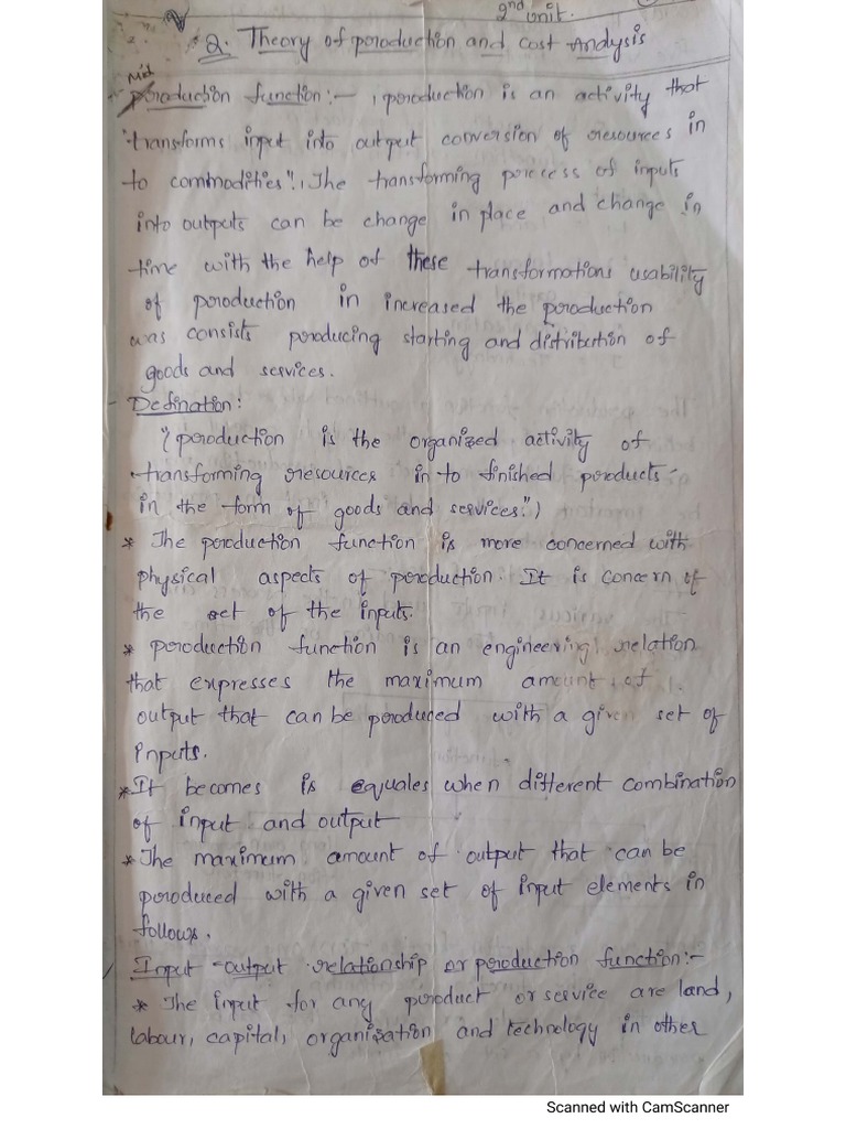 Unit - 2 MEFA Material | PDF