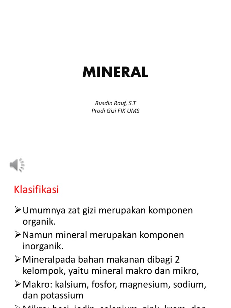 Mineral | PDF