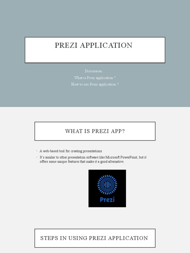 Prezi Application: Discussion: What Is Prezi Application ? How To Use ...