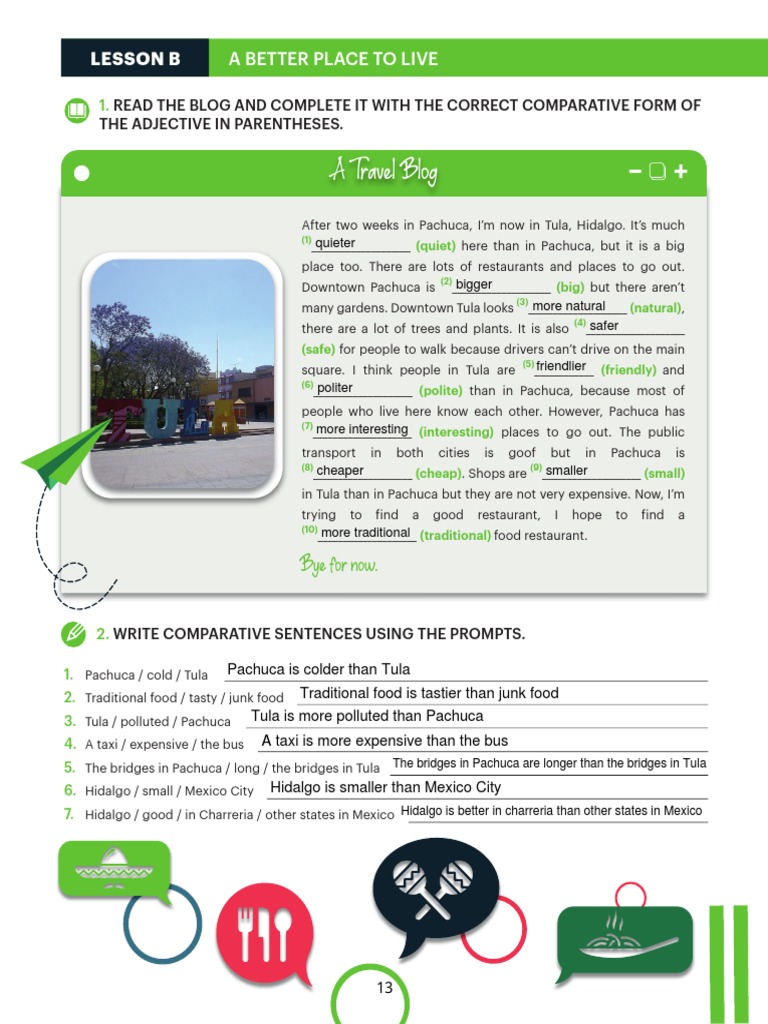 WB Unit 2 Lesson B | PDF