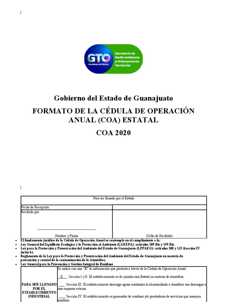 Formato Coa - Smaot | PDF | Contaminación | Agua