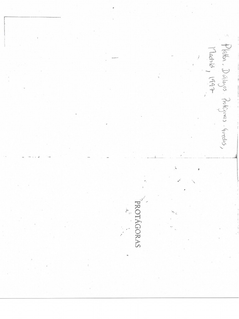 Platon Protagoras | PDF