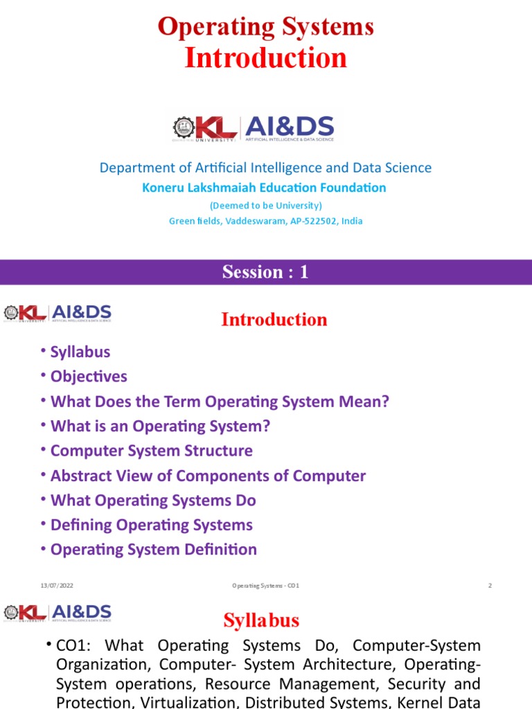 Operating Systems Course Overview | PDF | Operating System | Thread (Computing)