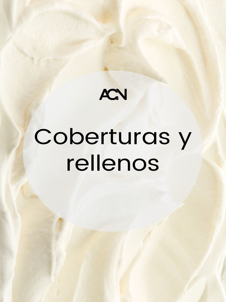 Recetario de Coberturas y Rellenos Postres para Diabéticos | PDF | Chocolate | Mantequilla