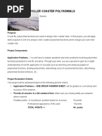 Roller Coaster Design with Math Functions | PDF | Trigonometric ...