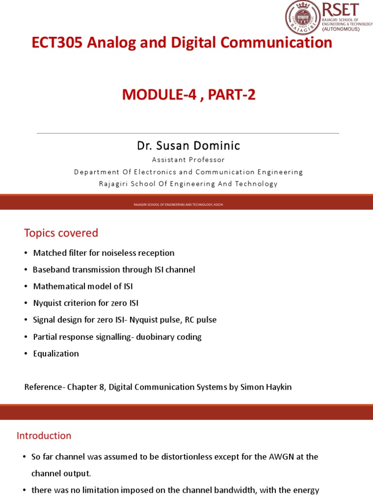 Mod 4 - 2 | PDF | Bandwidth (Signal Processing) | Sampling (Signal ...