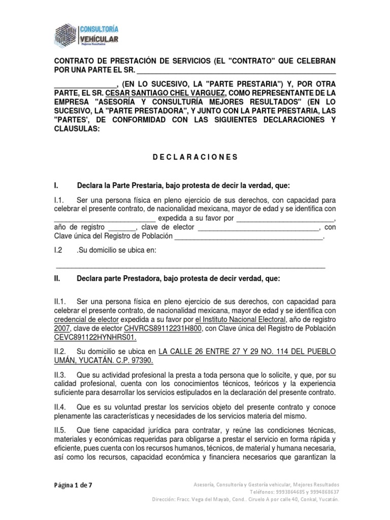 ¿Qué Elementos Tiene El Contrato De Prestación De Servicios? – TSQK