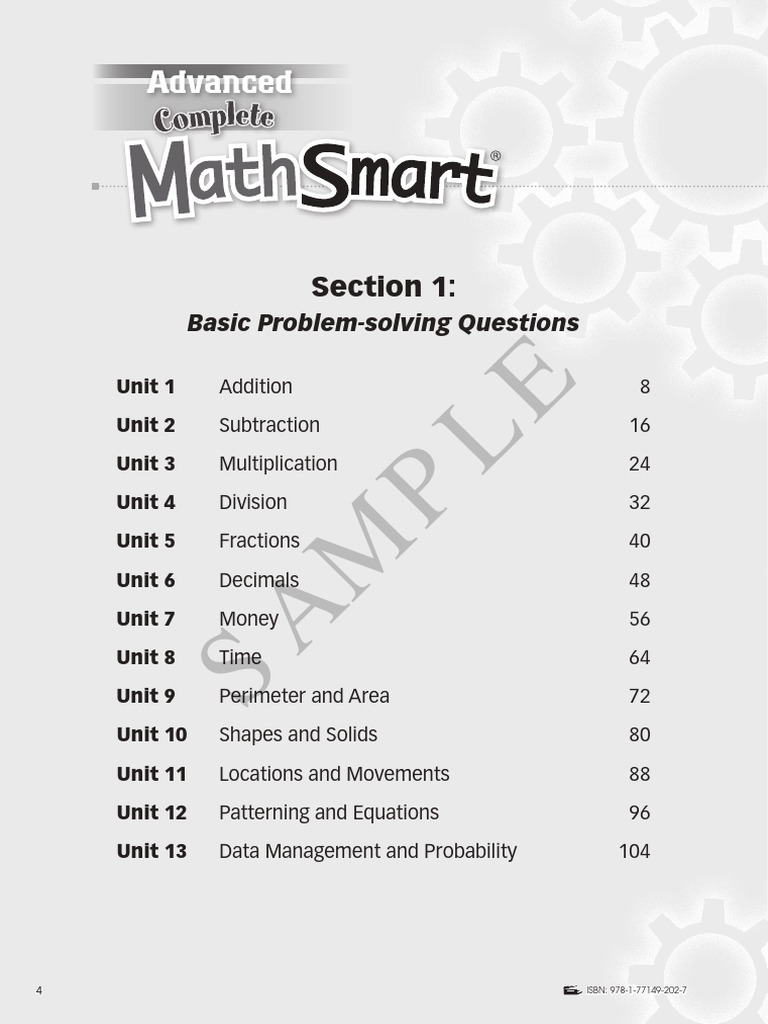 Advanced Complete Math Smart GR 4 | PDF | Mathematics | Elementary Mathematics