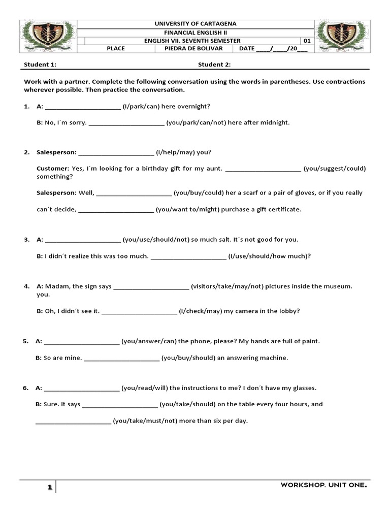 Exercise. Working On Form. | PDF