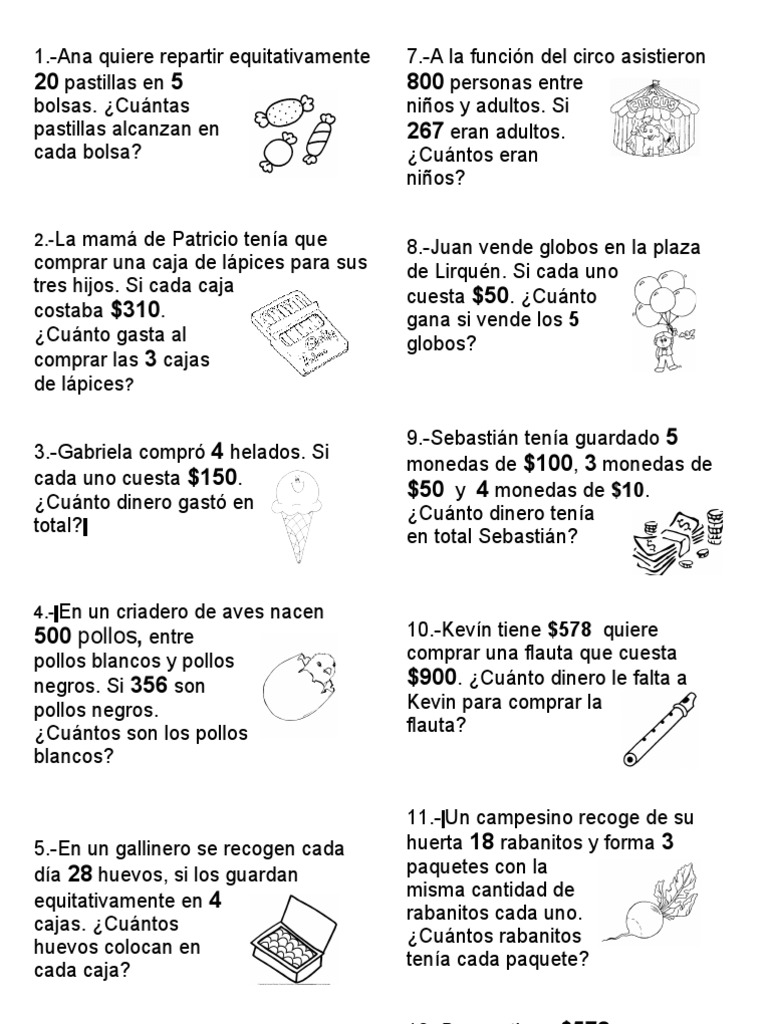 Problemas de 2do | PDF