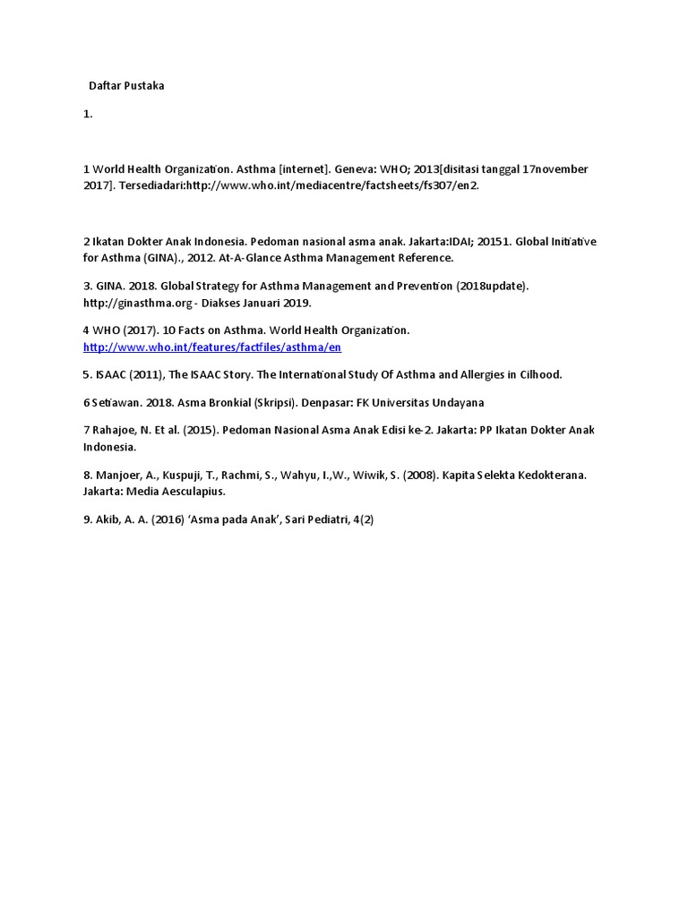 Daftar Pustaka Lapkas | PDF