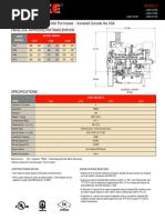 Clarke JU6H Specification Sheet | PDF | Horsepower | Engines
