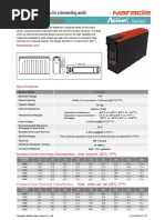 10.-Datasheet Bateria Narada 12NDT200S | PDF | Battery (Electricity) | Electricity