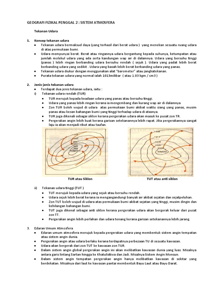 Nota Tekanan Udara | PDF