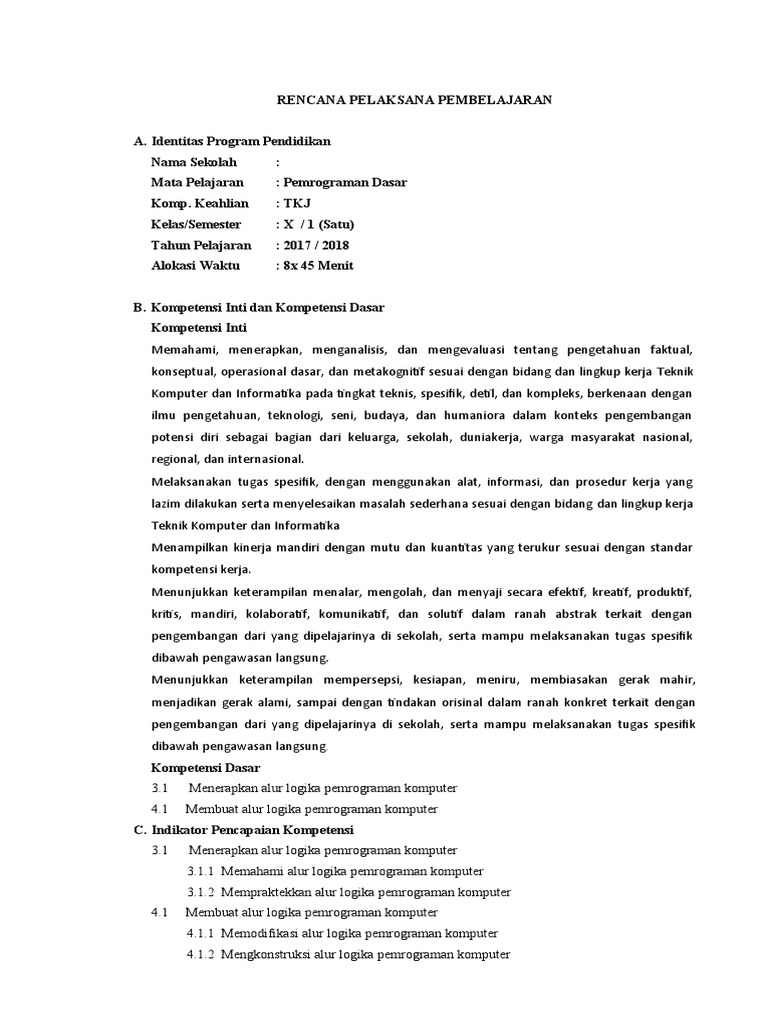 Pemrograman Dasar 2 | PDF