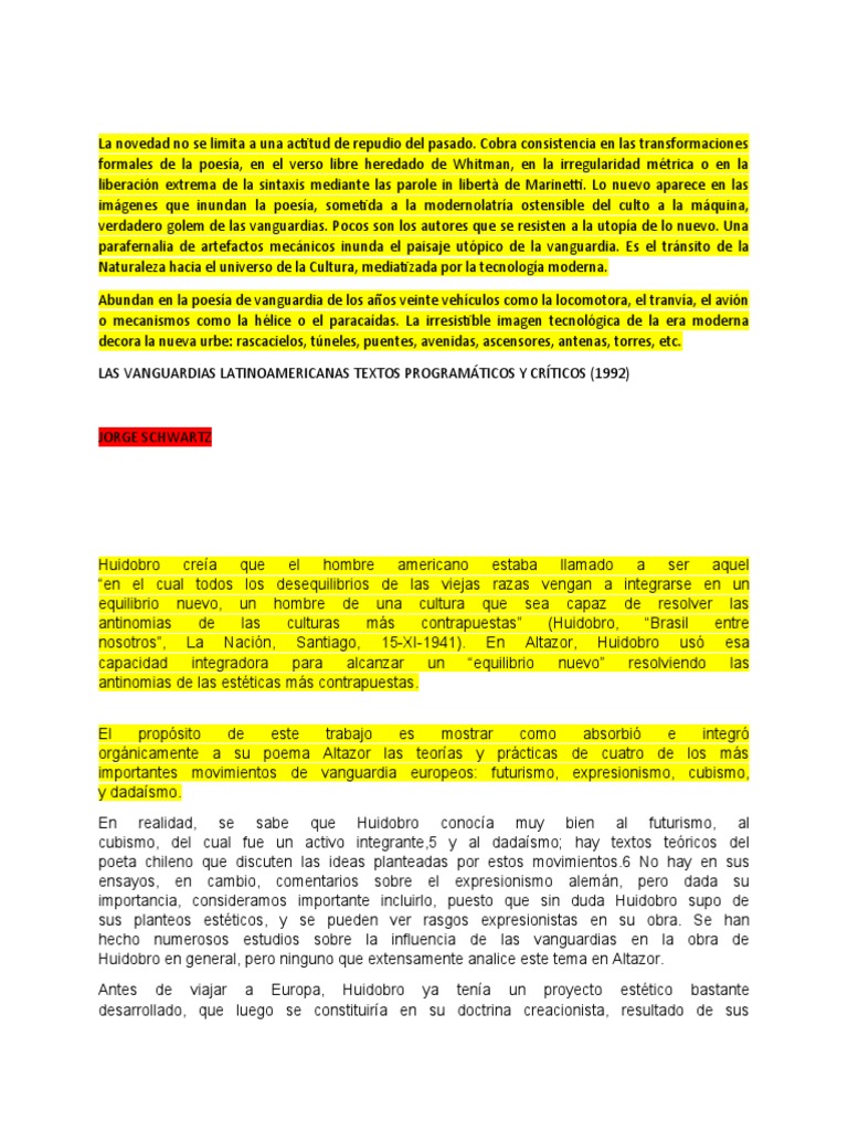 ALTAZOR | PDF | Vanguardia