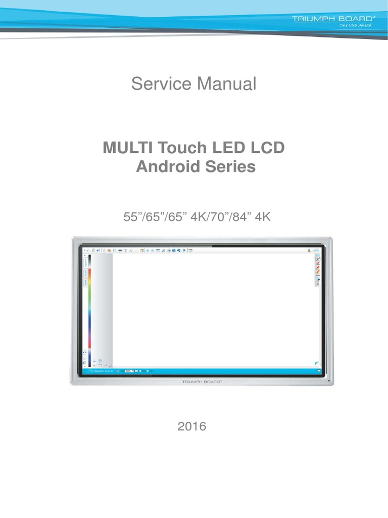 Service Manual Led LCD Android Series | PDF | Screw | Usb