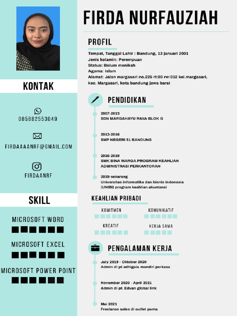 CV Firda | PDF