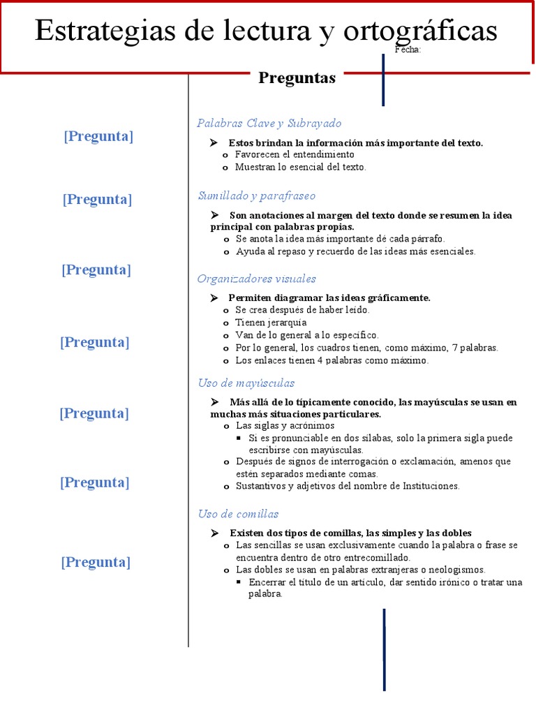 UPCH-Semana 3-Estrategias de Lectura | PDF | Aprendizaje | Caso de carta