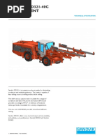Sandvik Dd321 Development Drill: Technical Specification | PDF | Drill ...