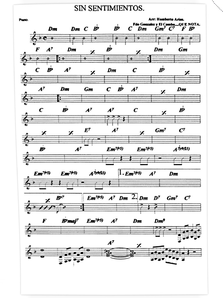 Sin Sentimientos | PDF