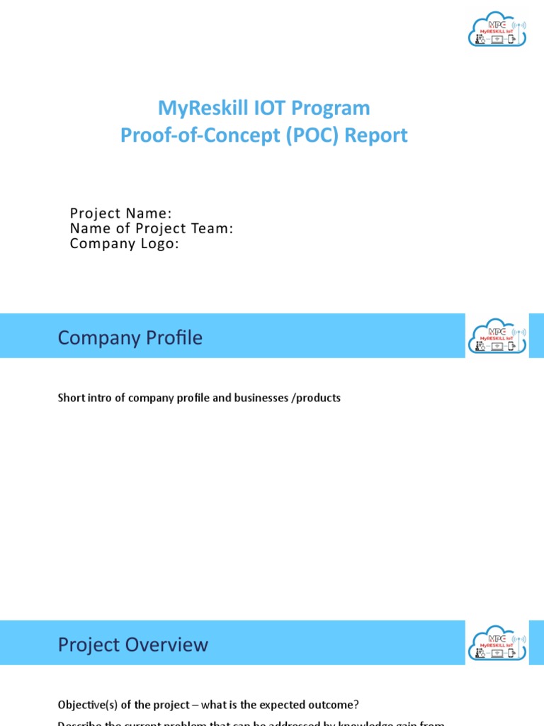 MyReskill IOT POC Template | PDF | Business | Computers