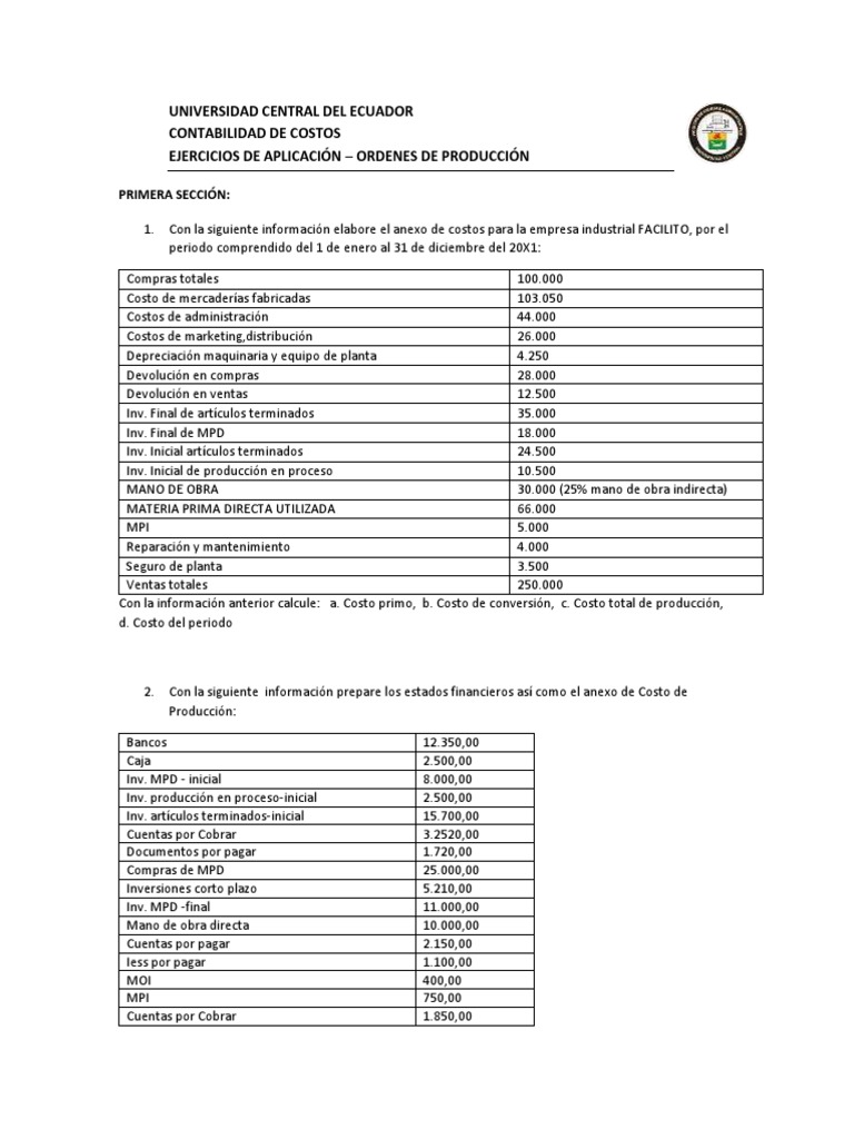 2 Taller Op-Competo Grupal | PDF | Costo | Contabilidad de costos
