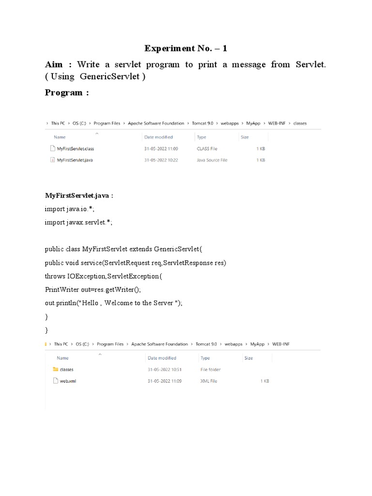 Advanced Java Practical File by Muskan Asija 2 | Download Free PDF ...
