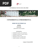 Premoriencia y Conmoriencia Jurídica | PDF