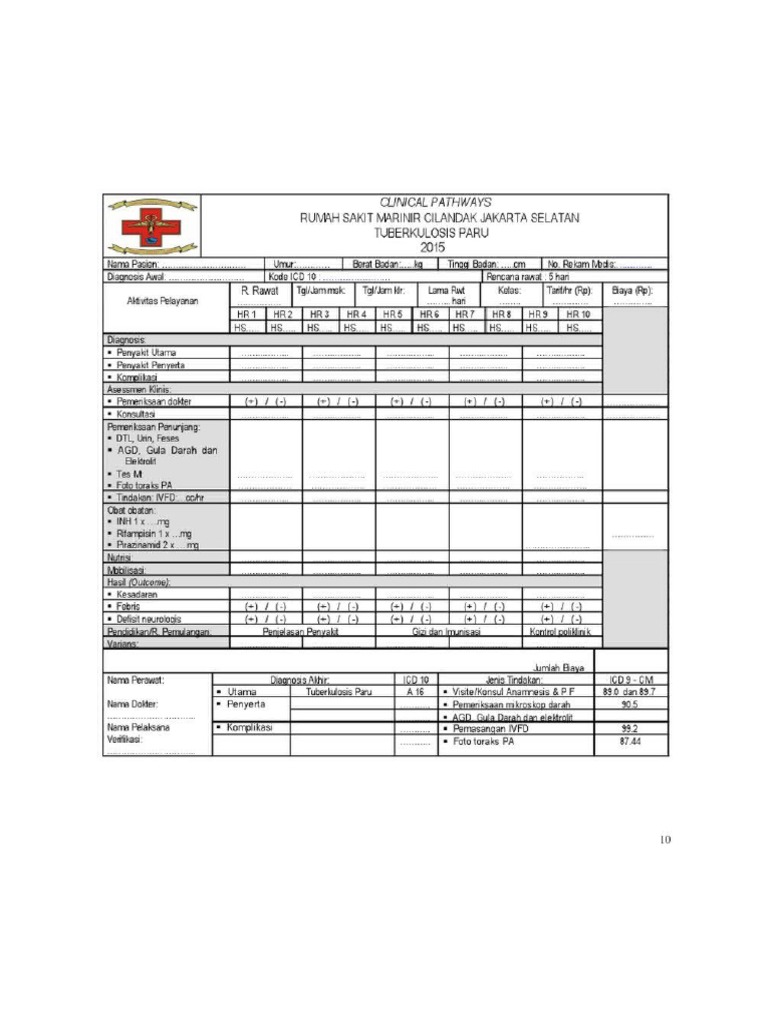 Contoh CP TB Paru | PDF