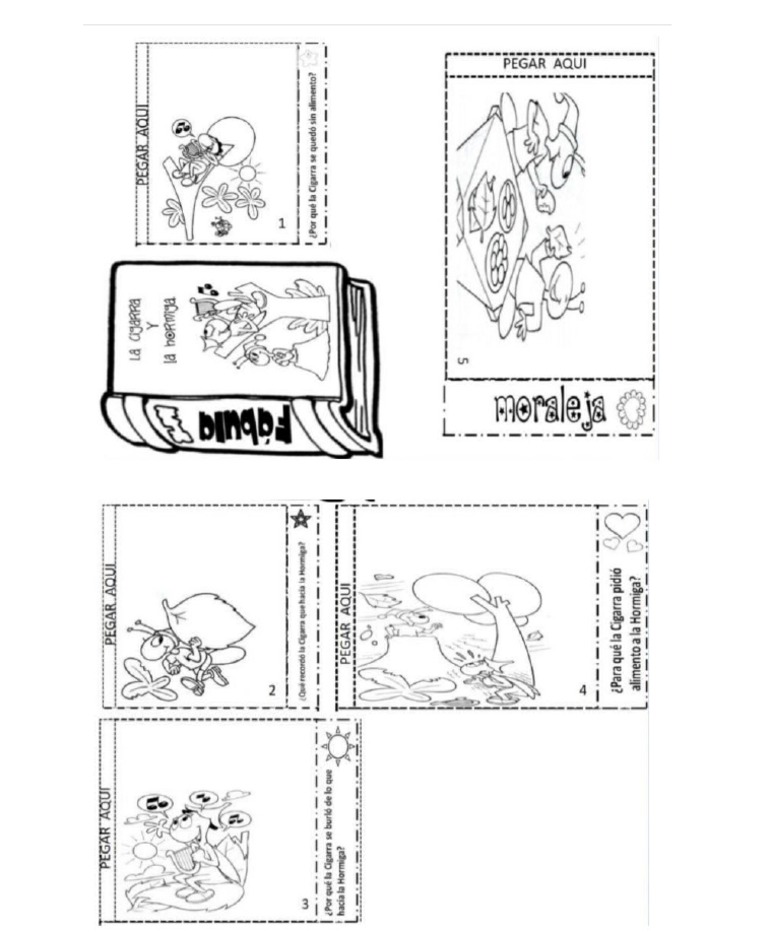 Actividad Fabula La Hormiga y La Cigarra | PDF