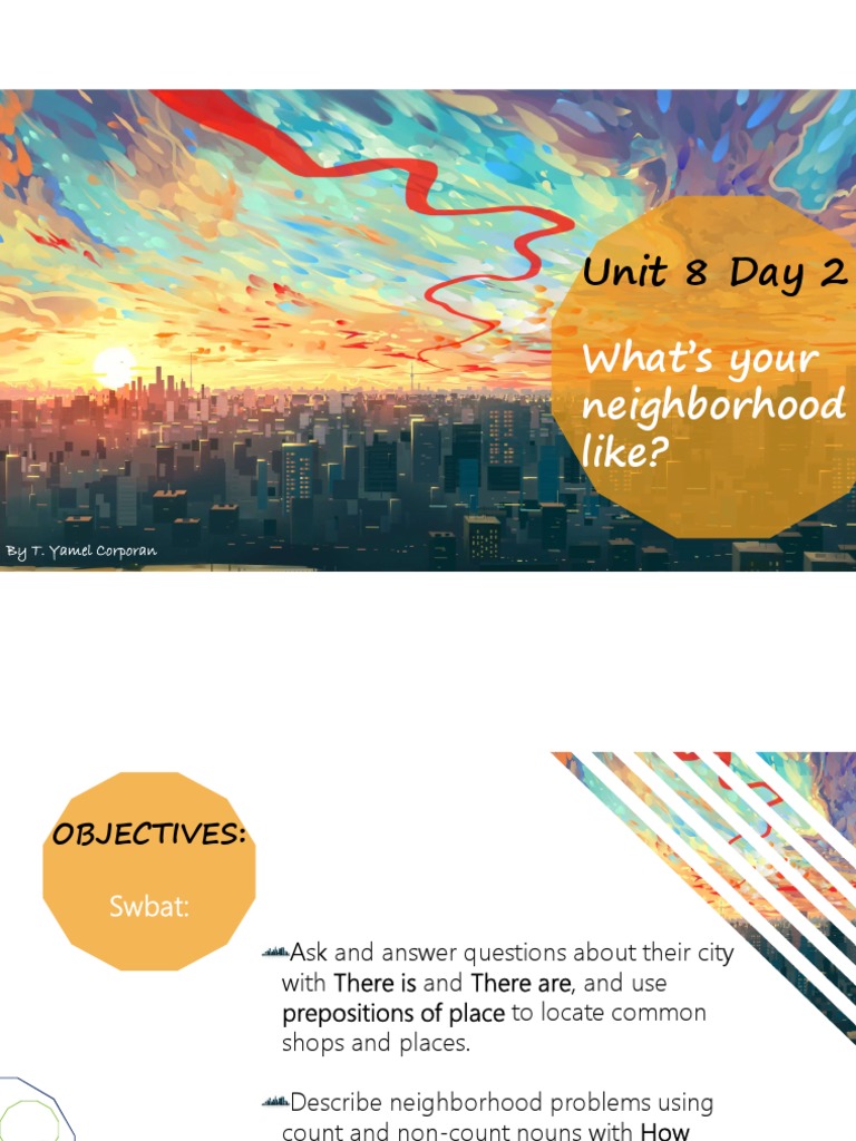Neighborhood Descriptions and Issues | PDF | Noun | Grammatical Number