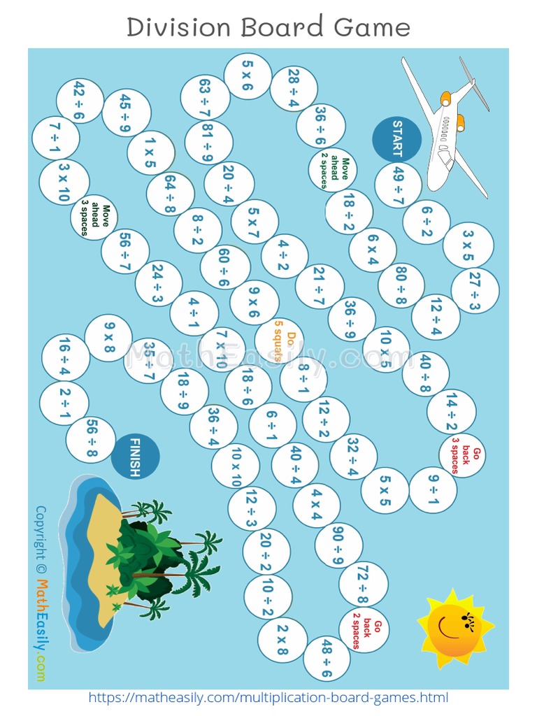 Division Board Game | PDF | Games & Activities