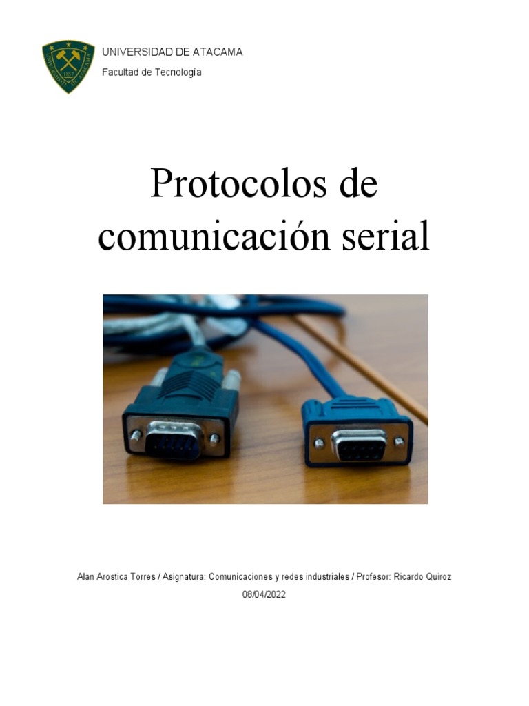 Protocolos de comunicación serial RS-232, RS-422 y RS-485 | PDF | Red ...
