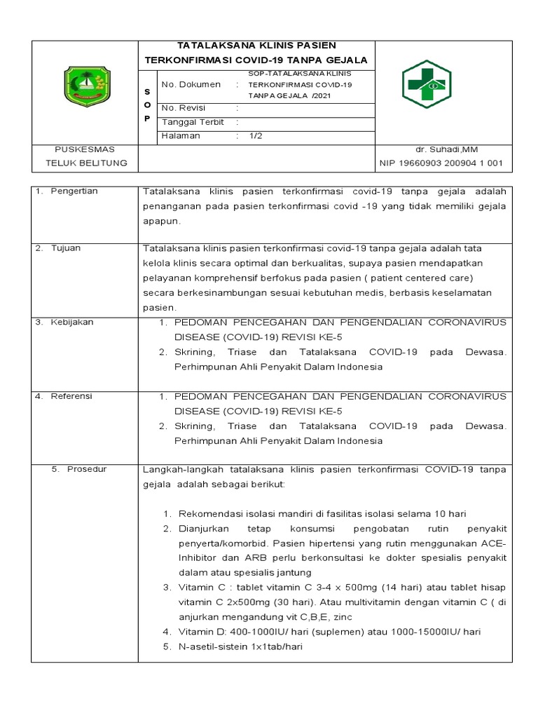 SOP Tatalaksana OTG | PDF