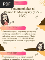 Mga Patakaran at Programa Ni Pangulong Ferdinand E. Marcos: (Disyembre ...