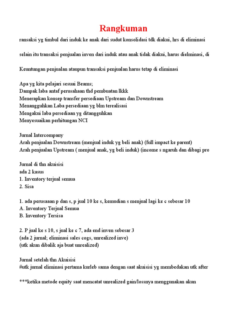 Rangkuman | PDF