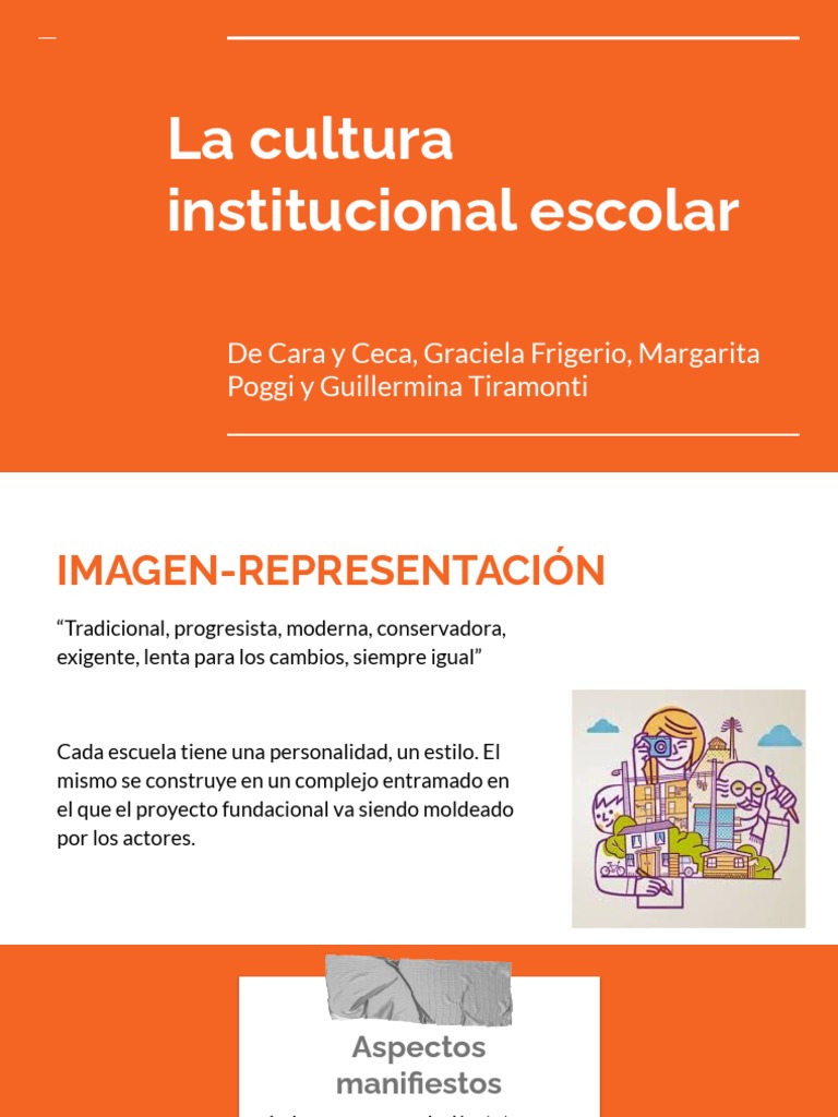 09 Power La Cultura Institucional Escolar | PDF | Plan de estudios ...