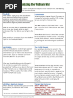 Grade 12 Vietnam War Essay Guide | PDF | Vietnam War | Viet Cong