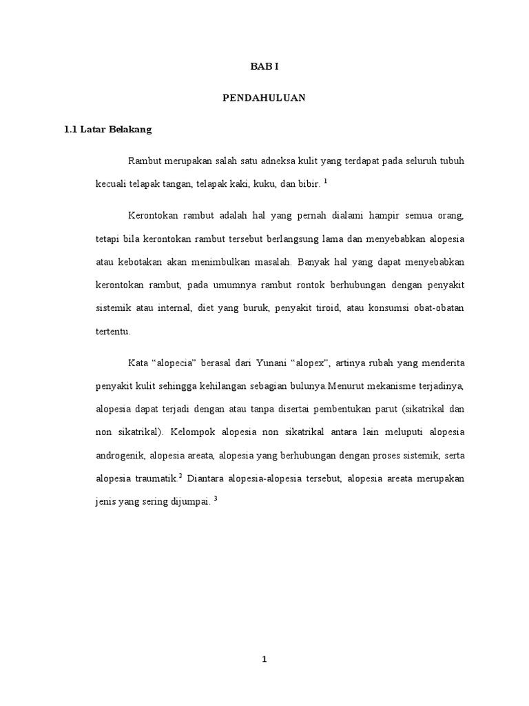 Refrat Alopesia | PDF