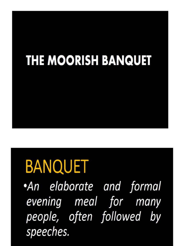 Moorish Banquet | PDF
