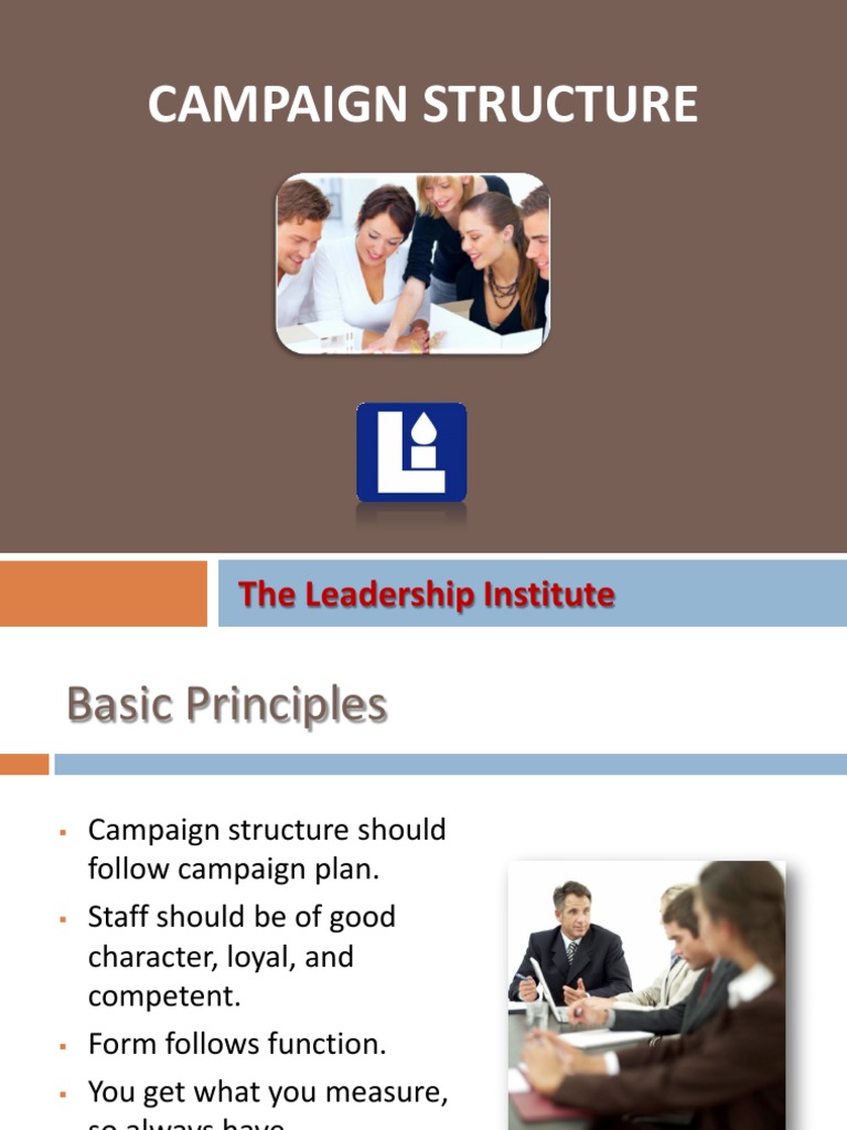 Campaign Structure | PDF | Leadership | Consultant