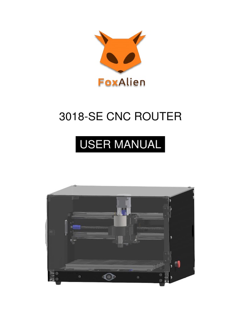 3018-Se CNC Router: User Manual | PDF | Screw | Device Driver