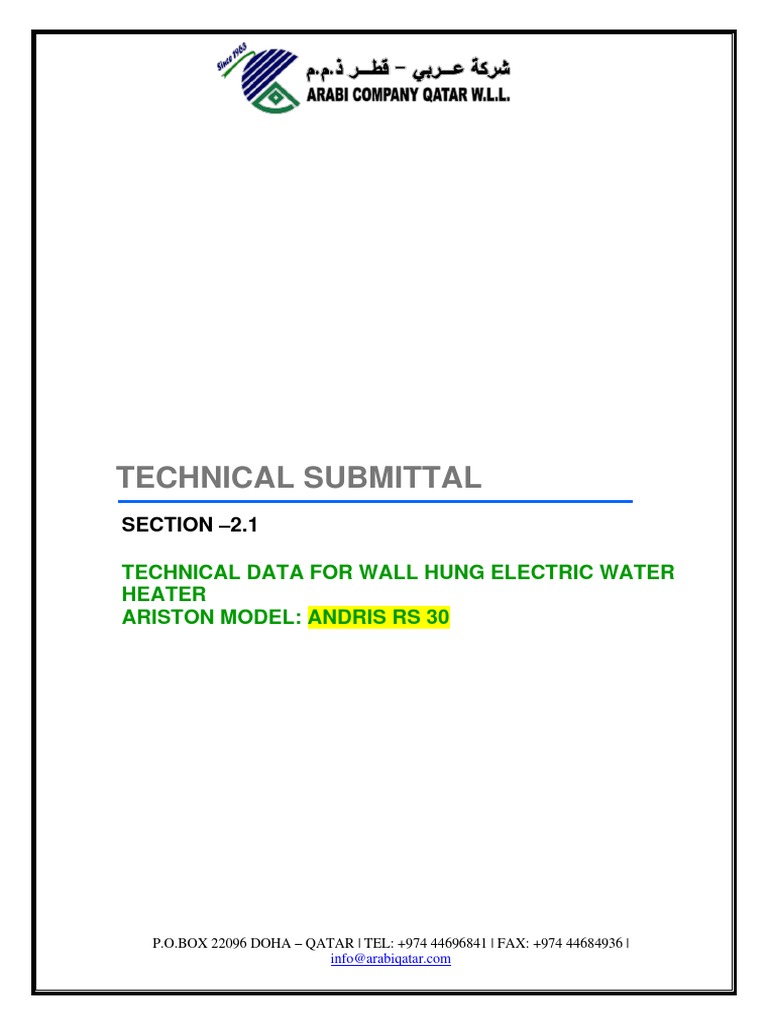 SM Data sheet-ANDRIS RS 30 | PDF